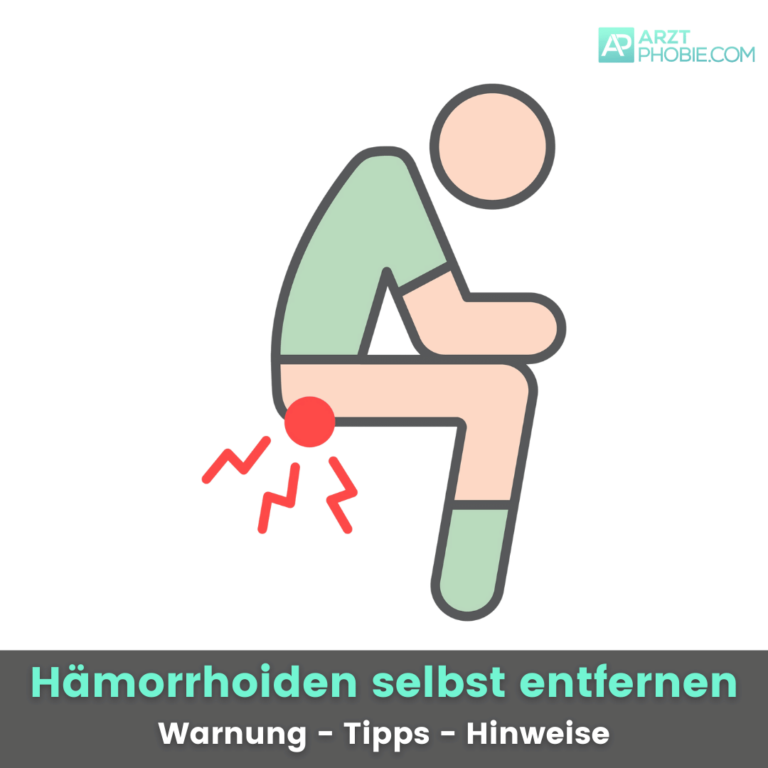Hämorrhoiden selbst entfernen Warnung Hinweise