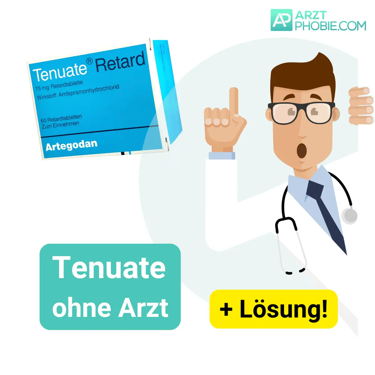 Tenuate Rezept ohne Arzt? ️ Online Rezept für Tenuate Retard